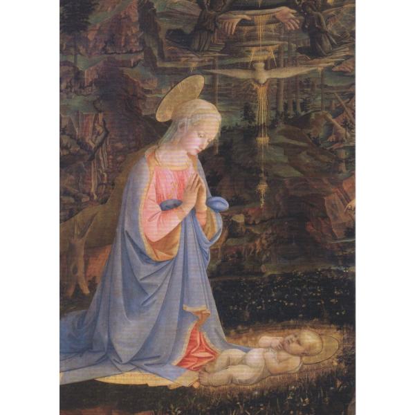 Fra Filippo Lippi (1406-1469)Anbetung des Kindes,146314.8 x 10.5 cm輸入国：ドイツ