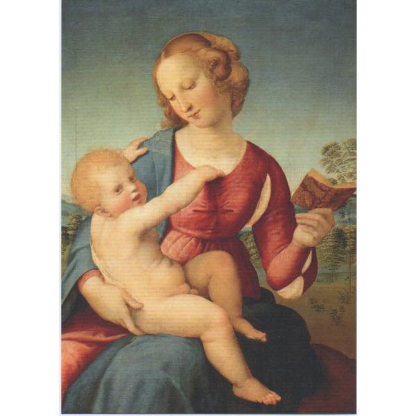 Raffael (Rafaello Santi) 1483-1520Maria mit dem Kind (Madonna Colonna), 150814.8 x 10.5 cm輸入国　：　ドイツ