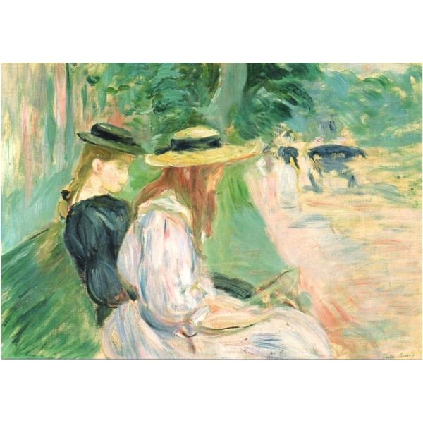 Berthe Morisot (1841-1895)On a bench in the bois de Boulogne,1894輸入国： スイス