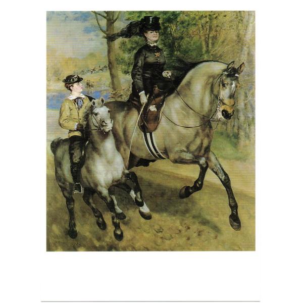 14.8 x 10.5 cmPierre Auguste RenoirRiders in the Bois de Boulogne,1873輸入国：　スイス