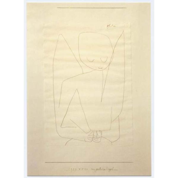 14.8 x 10.5 cmPaul Klee (1879-1940)Forgetful Angel, 1939輸入国　：　スイス