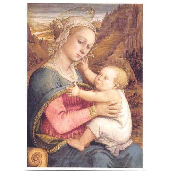 Fra Filippo Lippi (1406-1469)The Virgin and the Child,146514.8 x 10.5 cm輸入国　：　スイス