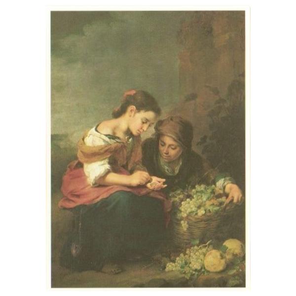 Bartolome Esteban Murillo (1618-1682)The little fruit seller, 1670/7510.5X15cm輸入国：スイス