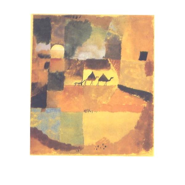 14.8 x 10.5 cmPaul Klee (1879-1940)with two Dromedaries and a Donkey, 1919輸入国　：　スイス