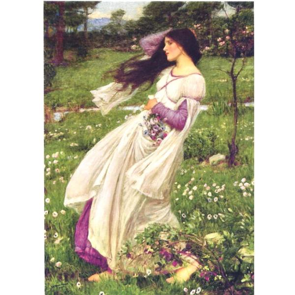 15.0 X 10.5 cmWilliam Waterhouse (1849-1917)Windflowers, 1902輸入国：スイス