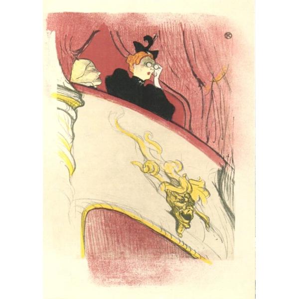 14.8 x 10.5 cmHenri de Toulouse-LautrecThe Box with the golden mask,1893/94輸入国：　スイス