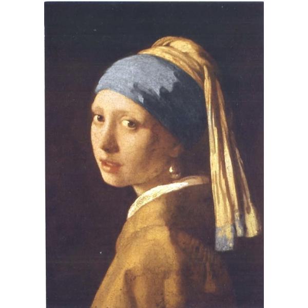 15.0 X 10.5 cm Jan Vermeer Van Delft (1632-1675) Girl with a pearl Earing, 1665輸入国：ドイツ