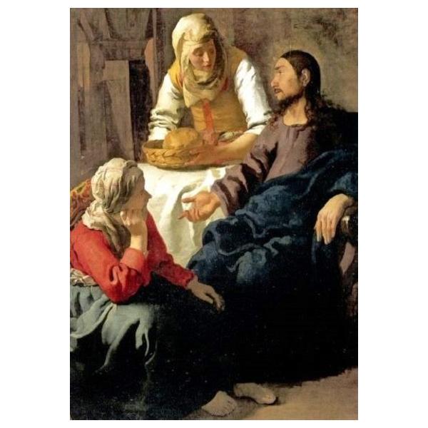 15.0 X 10.5 cm Jan Vermeer Van Delft,1632-1675 Christ in the house of Martha and Mary, 1654/55輸入国：ドイツ