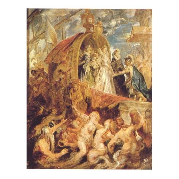 15.0 X 10.5 cm Peter Paul Rubens (1577-1640) Reception of the newly-married queen at Marseille輸入国：スイス