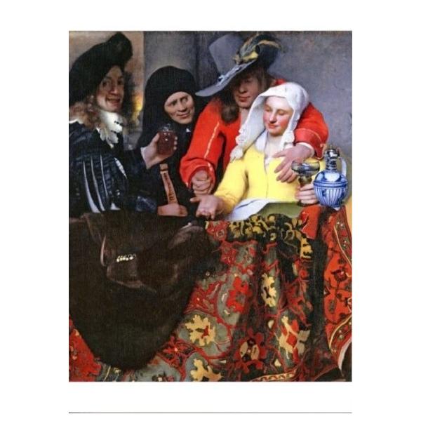 15.0 X 10.5 cm Jan Vermeer Van Delft,1632-1675 The Procuress,1656輸入国：ドイツ
