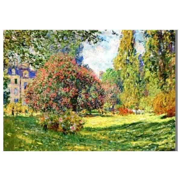 14.8x 10.5cm Claude Monet　1840-1926 Le Parc Monceau, 1876輸入国： ドイツ