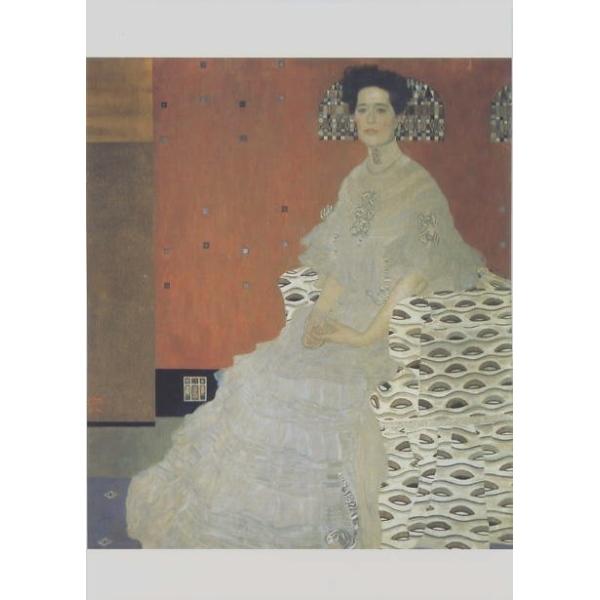 14.8x 10.5cm Gustav Klimt Fritza Riedler,1906フリッツア・リードラー輸入国： ドイツ