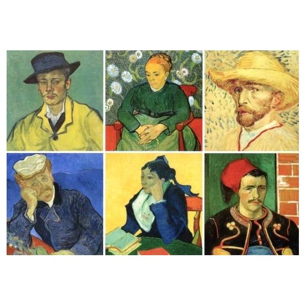 14.8x 10.5cm Vincent Van Gogh 1853-1890 Portraits輸入国： ドイツ