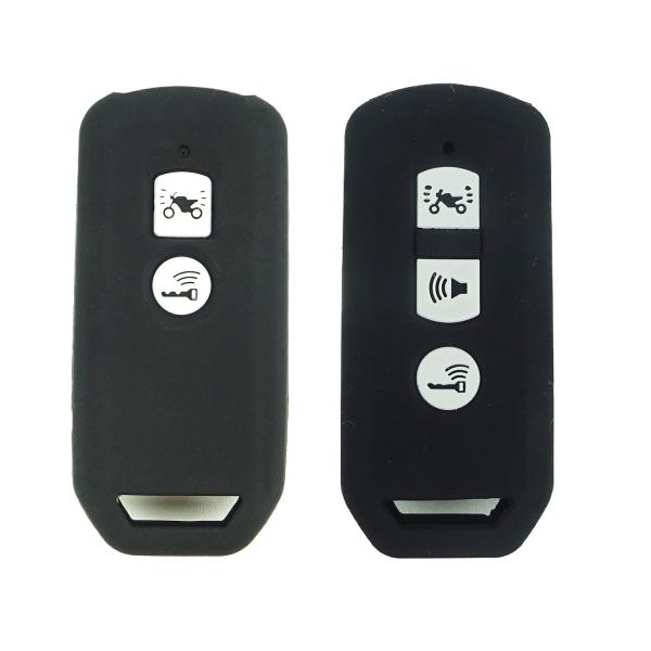 柔軟性と弾力性、耐久性に優れたシリコン製ですので、落下時の傷や衝撃から大切なキーを守ります。フィット感が良く柔軟性があり、全ての操作はカバーをつけたままで可能です。インジケーターランプの点灯が見える確認窓があります。〔適合車種例〕PCX12...