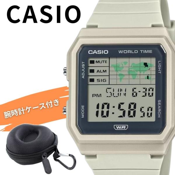 【発売日：2026年03月01日】--関連キーワード--カシオ CASIO 腕時計 デジタル ユニセックス チープカシオ チプカシ 軽量 薄型 ライトベージュ ワールドタイム LEDライト ストップウォッチ アラーム 海外モデル プレゼント...