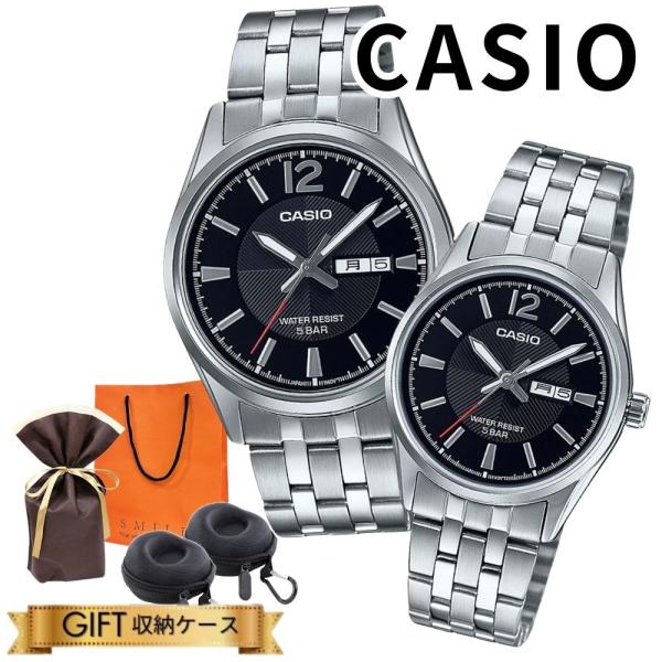 【発売日：2025年05月01日】--関連キーワード--カシオ ペアウォッチ CASIO ペア腕時計 メンズ レディース ペアセット シルバー クオーツ デイデイト 5気圧防水 記念日 プレゼント ギフト 夫婦 カップル 人気 おしゃれ ブ...