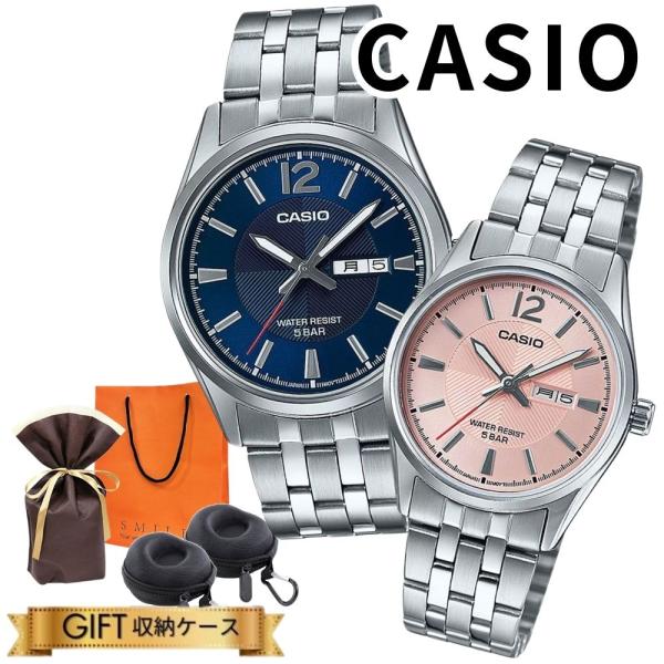 【発売日：2025年05月01日】--関連キーワード--カシオ ペアウォッチ CASIO ペア腕時計 メンズ レディース ペアセット シルバー クオーツ デイデイト 5気圧防水 記念日 プレゼント ギフト 夫婦 カップル 人気 おしゃれ ブ...