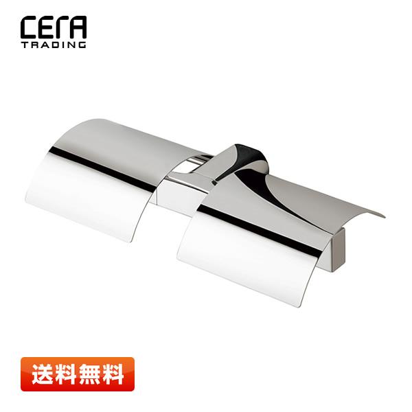 ◆メーカー名：CERA TRADING(セラトレーディング)◆商品名：二連紙巻器[ダブルペーパーホルダー]◆品番：GE4519◆付属品：取り付けネジなど◆カラー・仕上げ：クロム■商品説明◆デザインの国、オランダから届いた新しいアクセサリーシ...