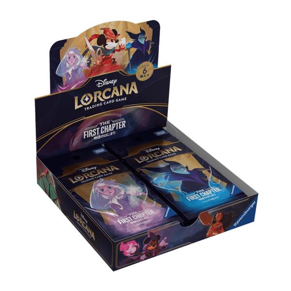 ◆メーカー名／販売業者名：タカラトミー / Disney(ディズニー)◆商品名：ディズニー・ロルカナ・TCG 日本語版 ブースターパック THE FIRST CHAPTER 物語のはじまり BOX◆状態：新品未開封(シュリンク付き)◆内容：...