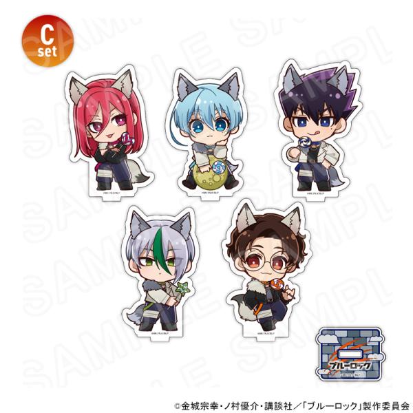 ■商品名：TVアニメ『ブルーロック』 ウルフコレクションアクリルスタンドBOX【Cセット】■商品タイトル：TVアニメ『ブルーロック』■商品タイトルヨミ：ブルーロック■アイテム：アクリルスタンド■キャラ：千切豹馬、氷織 羊、烏 旅人、乙夜影汰...
