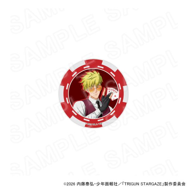 ■商品名：TVアニメ「 TRIGUN STARGAZE 」 缶バッジ 描き下ろしver./ヴァッシュ■商品タイトル：TVアニメ「 TRIGUN STARGAZE 」■アイテム：缶バッジ■種類：1種■材質：アルミ■サイズ：約Φ56mm■コメント：