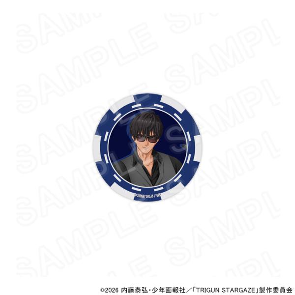 ■商品名：TVアニメ「 TRIGUN STARGAZE 」 缶バッジ 描き下ろしver./ニコラス■商品タイトル：TVアニメ「 TRIGUN STARGAZE 」■アイテム：缶バッジ■種類：1種■材質：アルミ■サイズ：約Φ56mm■コメント：