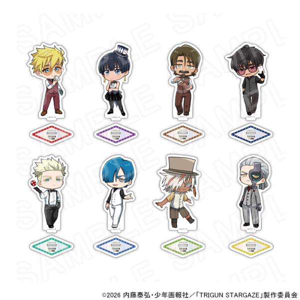 ■商品名：TVアニメ「 TRIGUN STARGAZE 」 アクリルスタンド 描き起こしミニキャラver.■商品タイトル：TVアニメ「 TRIGUN STARGAZE 」■アイテム：アクリルスタンド■種類：8種■材質：アクリル■サイズ：最大...