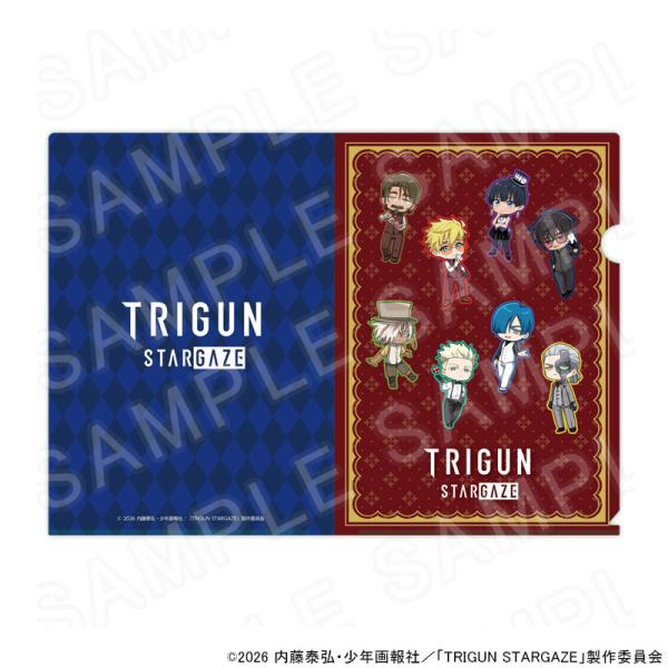 ■商品名：TVアニメ「 TRIGUN STARGAZE 」 クリアファイル 描き起こしミニキャラver.■商品タイトル：TVアニメ「 TRIGUN STARGAZE 」■アイテム：クリアファイル■種類：1種■材質：PP■サイズ：A4■コメント：
