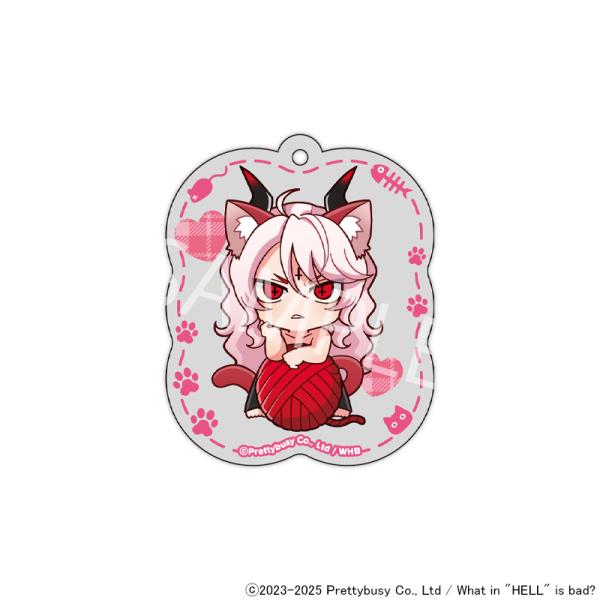 ■商品名：What in hell is bad?‐地獄のどこが悪い？ 猫の日 ミニキャラオーロラキーホルダー[サタン]■商品タイトル：What in hell is bad?‐地獄のどこが悪い？■商品タイトルヨミ：ジゴクノドコガワルイ■ア...