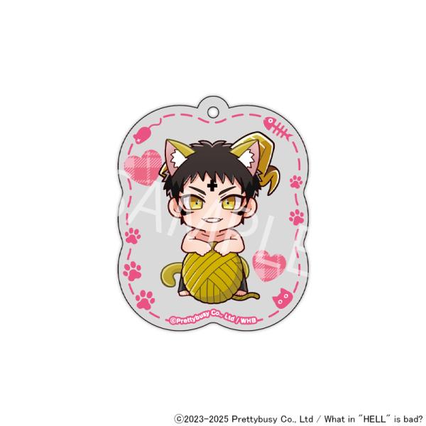 ■商品名：What in hell is bad?‐地獄のどこが悪い？ 猫の日 ミニキャラオーロラキーホルダー[マモン]■商品タイトル：What in hell is bad?‐地獄のどこが悪い？■商品タイトルヨミ：ジゴクノドコガワルイ■ア...