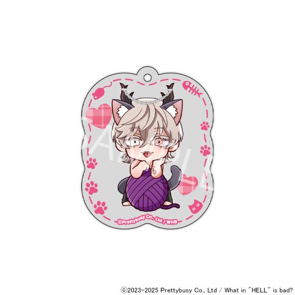 ■商品名：What in hell is bad?‐地獄のどこが悪い？ 猫の日 ミニキャラオーロラキーホルダー[レヴィアタン]■商品タイトル：What in hell is bad?‐地獄のどこが悪い？■商品タイトルヨミ：ジゴクノドコガワル...