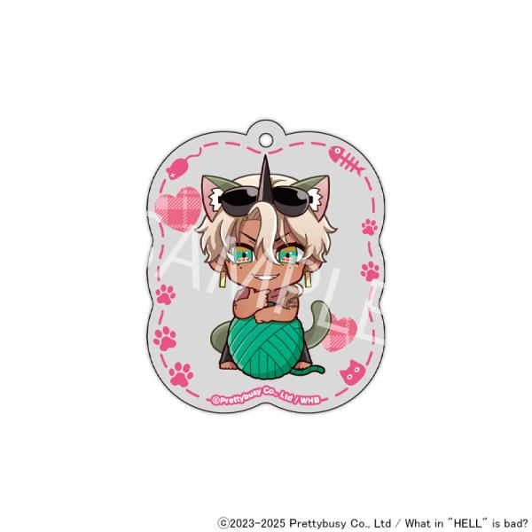 ■商品名：What in hell is bad?‐地獄のどこが悪い？ 猫の日 ミニキャラオーロラキーホルダー[ベルゼブブ]■商品タイトル：What in hell is bad?‐地獄のどこが悪い？■商品タイトルヨミ：ジゴクノドコガワルイ...