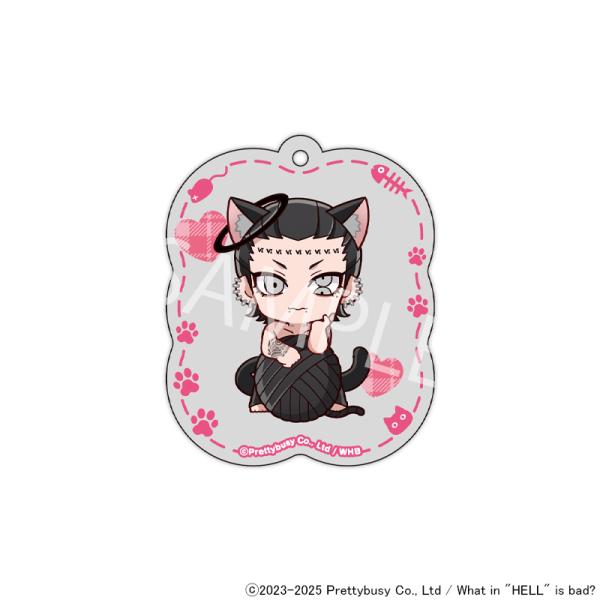 ■商品名：What in hell is bad?‐地獄のどこが悪い？ 猫の日 ミニキャラオーロラキーホルダー[ベルフェゴール]■商品タイトル：What in hell is bad?‐地獄のどこが悪い？■商品タイトルヨミ：ジゴクノドコガワ...