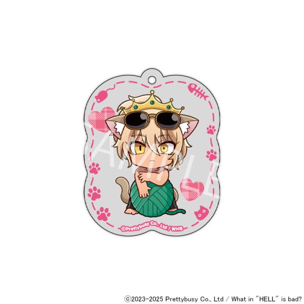 ■商品名：What in hell is bad?‐地獄のどこが悪い？ 猫の日 ミニキャラオーロラキーホルダー[バエル]■商品タイトル：What in hell is bad?‐地獄のどこが悪い？■商品タイトルヨミ：ジゴクノドコガワルイ■ア...