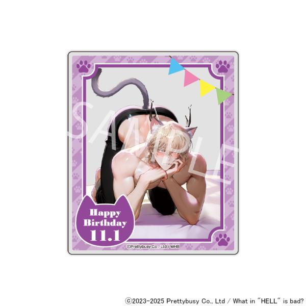 ■商品名：What in hell is bad?‐地獄のどこが悪い？ 猫の日 バースデーアクリルカード[レヴィアタン]■商品タイトル：What in hell is bad?‐地獄のどこが悪い？■商品タイトルヨミ：ジゴクノドコガワルイ■ア...