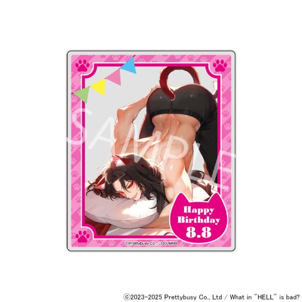 ■商品名：What in hell is bad?‐地獄のどこが悪い？ 猫の日 バースデーアクリルカード[アスモデウス]■商品タイトル：What in hell is bad?‐地獄のどこが悪い？■商品タイトルヨミ：ジゴクノドコガワルイ■ア...