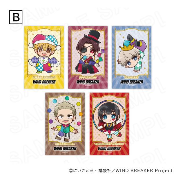 ■商品名：TVアニメ『WIND BREAKER』 チェキ風カードセット サーカスVer B■商品タイトル：TVアニメ『WIND BREAKER』■商品タイトルヨミ：ウィンドブレイカー■アイテム：カード■キャラ：楡井 秋彦、蘇枋 隼飛、梶 蓮...