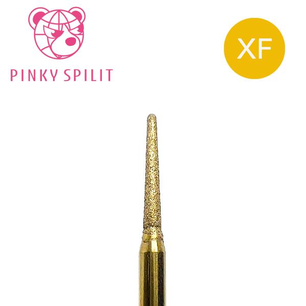 ニードル ゴールドダイヤモンドビット XF硬いキューティクルポケットの処理、サイドウォールの角質の除去に。食い込んだ巻き爪のアンダーネイルのケアにも。【サイズ・規格】画像参照【軸径】3/32インチ（2.35mm）メール便OK※ビットの使用後...