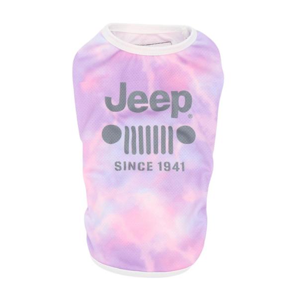 SUVのパイオニア Jeep(R)公式ライセンス夏を楽しむスーパークールペットウェア！●濡らして、絞って、振るだけで瞬間COOL!!●外遊びの大好きなわんちゃんにぴったり！お出かけや夜のお散歩、キャンプやアウトドアにも大活躍♪●接触冷感糸で...