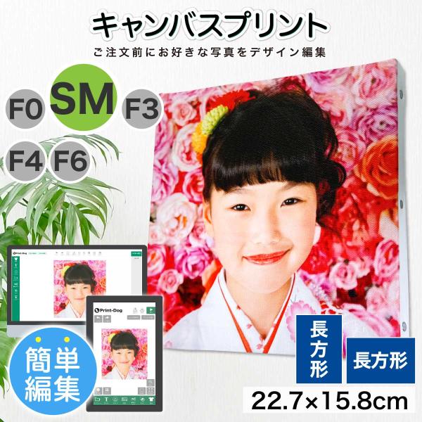 キャンバスプリント SMサイズ(幅22.7cｍ×高さ15.8cｍ)◆キャンバス仕様・サイズ：幅22.7cｍ×高さ15.8cｍ (厚み1.8cm)・素材：綿化繊・木枠：桐木枠◆プリント仕様既製キャンバスを使用しておりますので側面への印刷はでき...