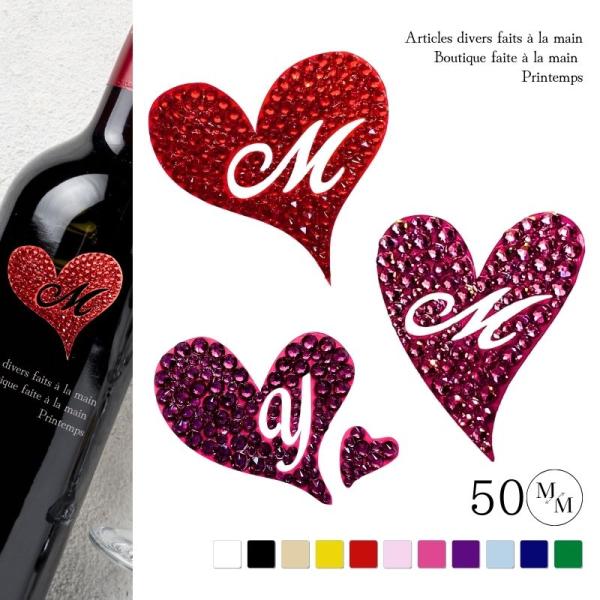 50mm 最高級ガラス スワロ デコシール お好きなアイテムなどに貼るだけ。アイテムの色を活かせるようイニシャル部分を切り抜き周りをデコレーションしました。用途に合わせてサイズをご用意しております。屋外用シートにスワロフスキーを使用し製作。...