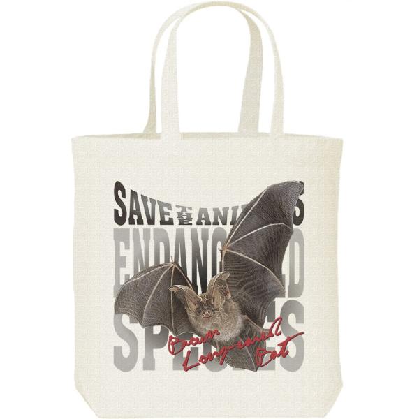 主に絶滅危惧種もしくはそれに近い生物をテーマにシリーズ化しています。 Save the Animals!（動物たちを救え！）兎 蝙蝠 ウサギ コウモリ うさぎ こうもり Brown Long-eared Bat厚手のコットン（キャンパス地）...