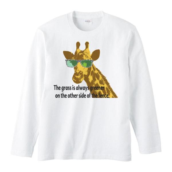 色：白、杢グレーサイズ：Ｓ、Ｍ、Ｌ、ＸＬ(２Ｌ) ※メンズ基準です。緑のサングラスで隣の芝生がより一層緑に見えている！？  ＜ロゴ部分＞ The grass is always greener on the other side of th...