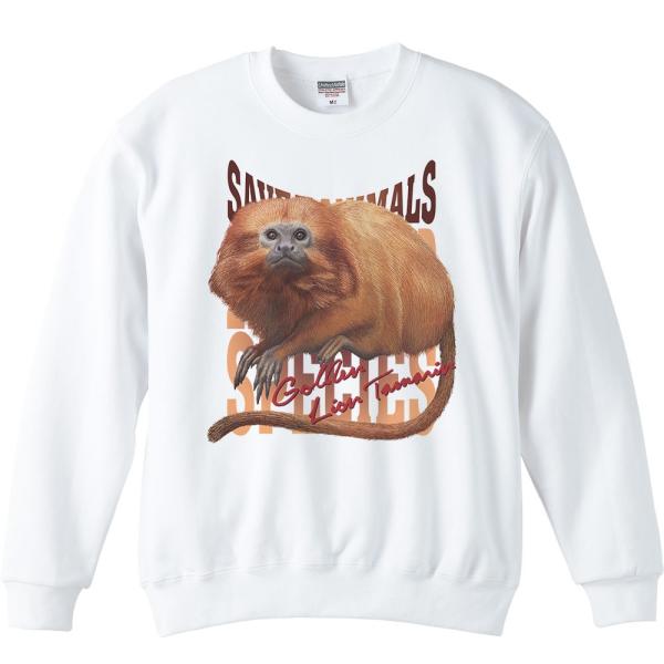 色：白、杢グレーサイズ：Ｓ、Ｍ、Ｌ、ＸＬ(２Ｌ)※メンズ基準です。主に絶滅危惧種もしくはそれに近い生物をテーマにシリーズ化しています。 Save the Animals!（動物たちを救え！）ゴールデン ライオン タマリン ごーるでんらいおん...