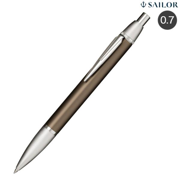 【メール便可】【仕様】色:グレーサイズ:φ15.5×135.7mm、軸径11.2mm本体重量:20gインク:油性ブラック方式:ノック式材質:軸:アルミ/マットアルマイト仕上げその他:替芯(別売):18-0104【商品情報】文具|ボールペン|...