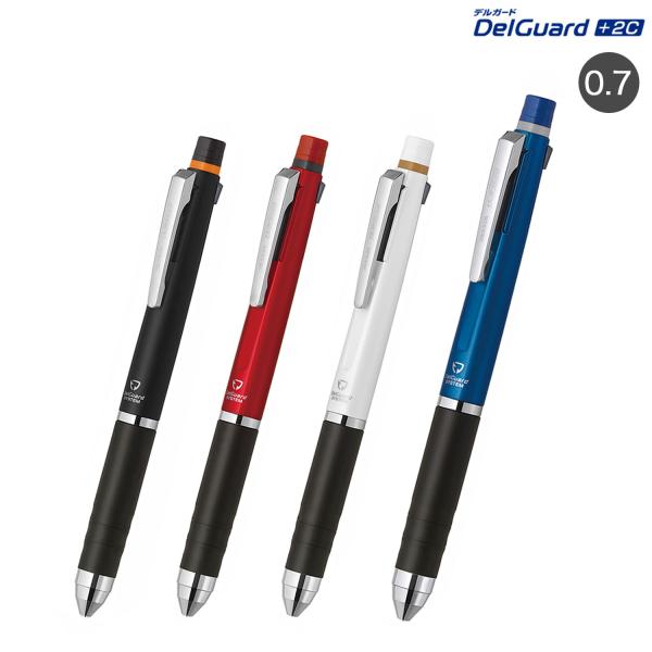 【取り寄せ品】【メール便可】【仕様】色:全4色:BK(ブラック)、BL(ブルー)、R(レッド)、W(ホワイト)サイズ:154×19×13mm重量:18gシャープ芯径:0.5mmボールペン:0.7mm 黒、赤 2色 エマルジョンインクボールペ...