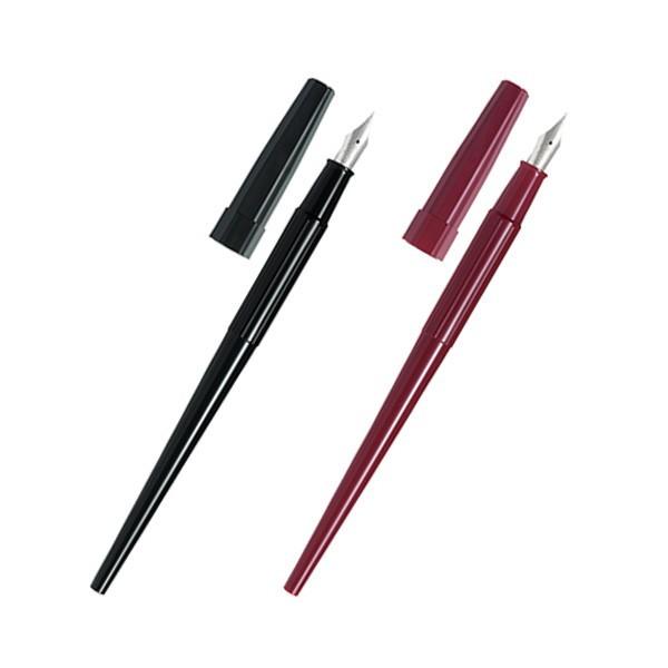 【メール便可】【仕様】色:ブラック、レッドペン種:EF(極細)仕様:特殊EF、インロー嵌合方式/キャップ式素材:軸:AS樹脂、鞘:PP樹脂適合コンバータ:CON-40 ※カートリッジインキもご使用できます。【商品情報】文具|万年筆|実用万年...