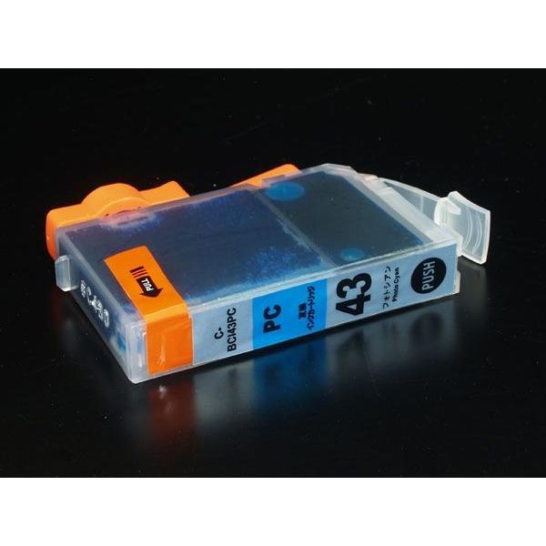 【メール便送料無料】【送料無料(メール便配送の場合)・電話サポート付】【仕様】色:フォトシアン対応プリンター:/ PIXUS PRO-100 / PIXUS PRO-100S /純正品番:BCI-43PC顔料/染料:染料【商品情報】プリンタ...