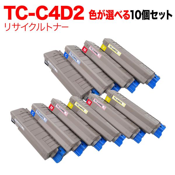 【送料無料】【仕様】色:K(ブラック)/C(シアン)/M(マゼンタ)/Y(イエロー)サイズ:リサイクルトナー対応プリンター:/ OKI C612dnw /純正品番:TC-C4DK2、TC-C4DC2、TC-C4DM2、TC-C4DY2A4/...