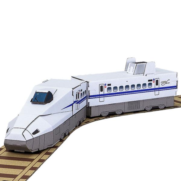 【メール便可】【仕様】色:N700S のぞみサイズ:長さ375×幅55×高さ75mmパッケージサイズ:長さ305×幅224×厚み10mm材質:E/F 白×白(印刷あり)難易度:★★★★(組立時間目安:40分)【商品情報】雑貨|おもちゃ・ホビ...